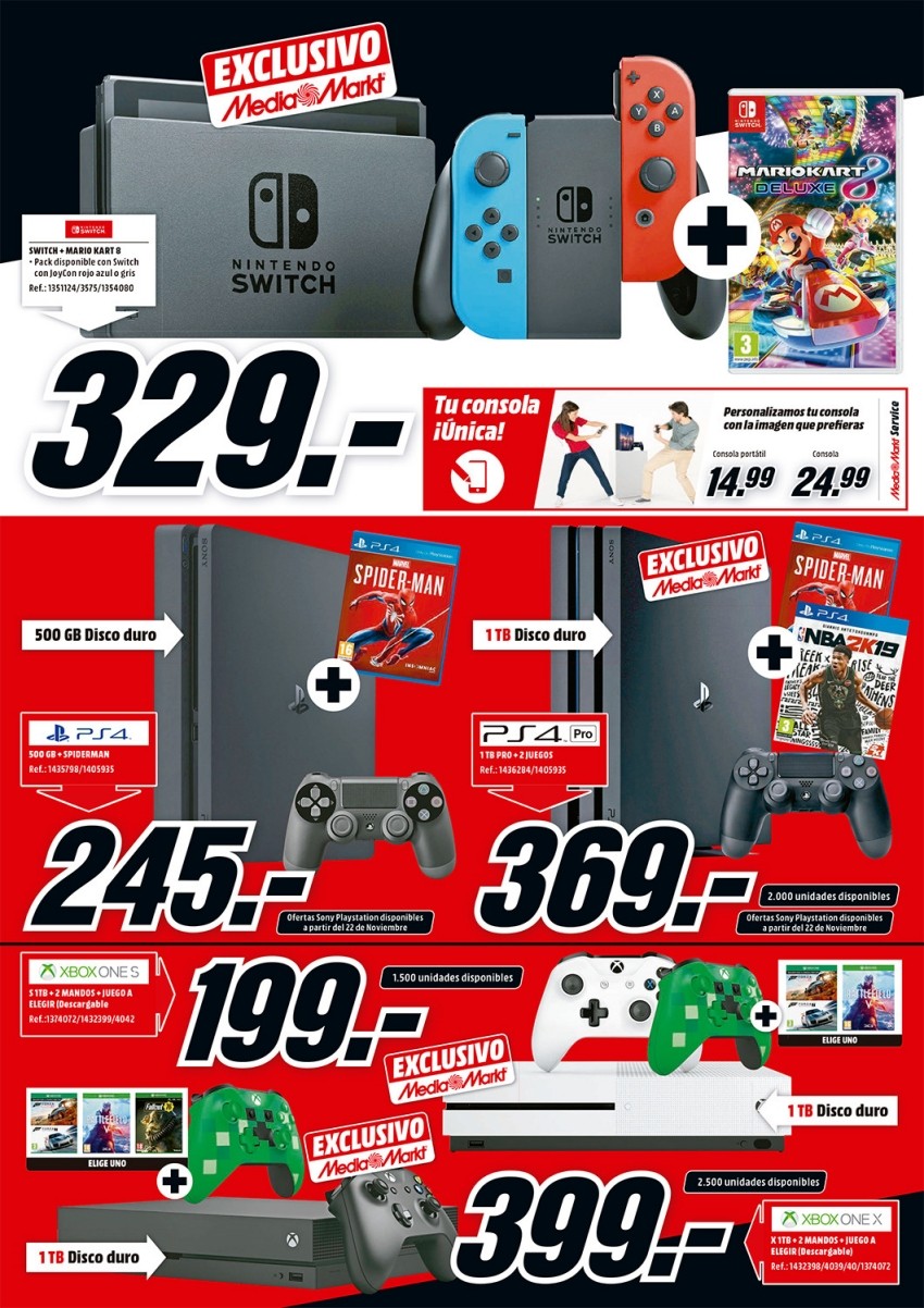 Las mejores ofertas en consolas y videojuegos para el Black Friday 2018 ...