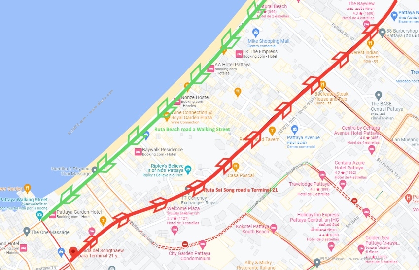 ¿Cómo utilizar un Songthaew? - ELSATE.com