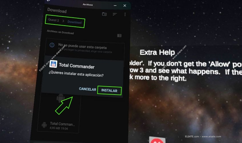 Install APK on Meta Quest - Tutorial - ELSATE.com